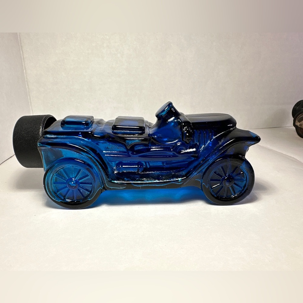 3 Vintage Avon Collectible Car Bottles Glass - Gem